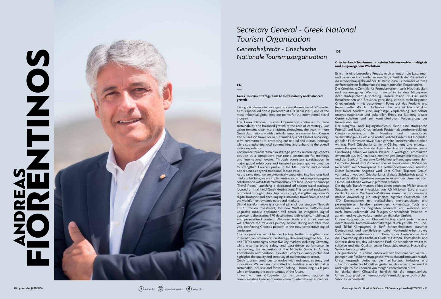 ANDREAS FIORENTINOS | SECRETARY GENERAL | GREEK NATIONAL TOURISM ...